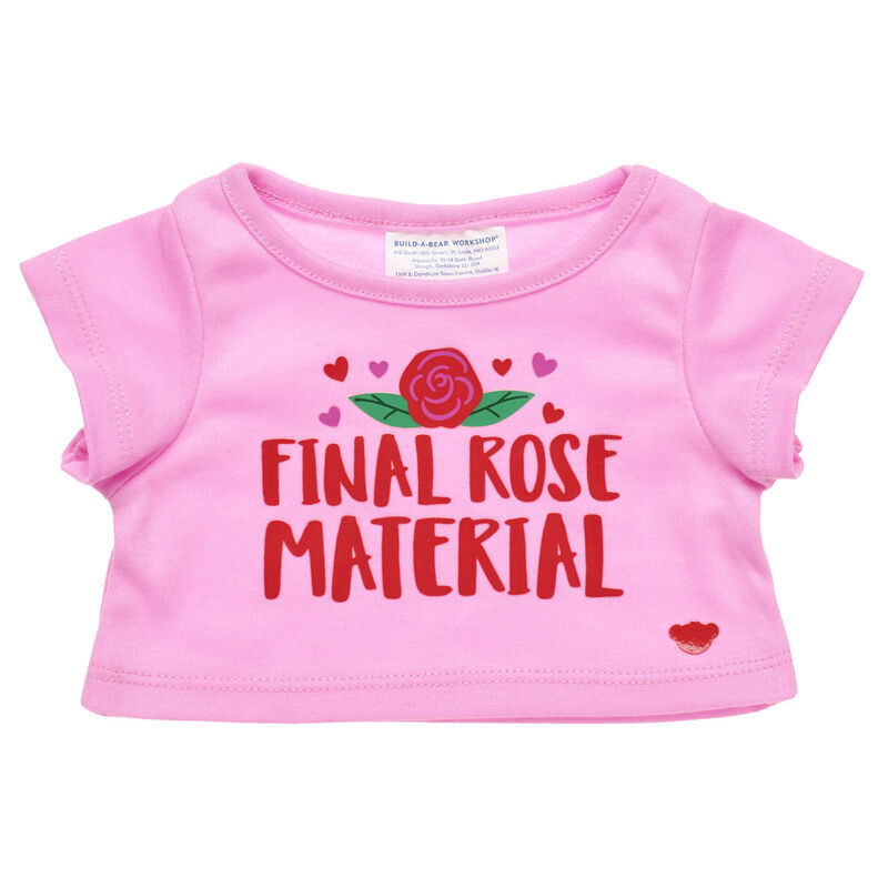Final Rose Material T-Shirt for Soft Toys | Build-A-Bear®