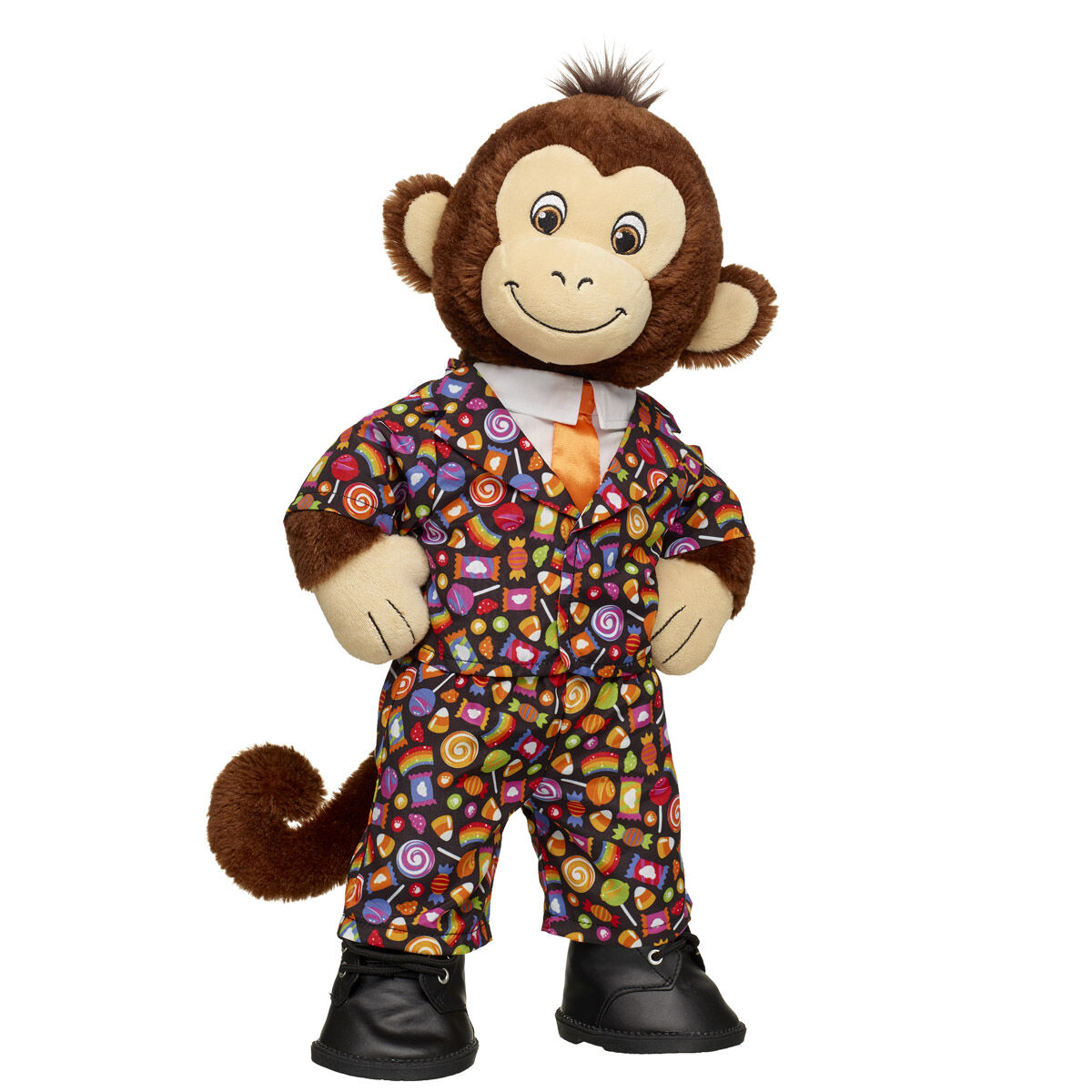 Smiley Monkey Soft Toy Halloween Gift Set Build A Bear