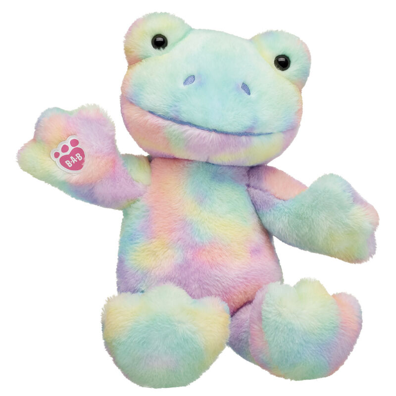 Rainbow Clouds Frog Plush Stripes Gift Set | Build-A-Bear®