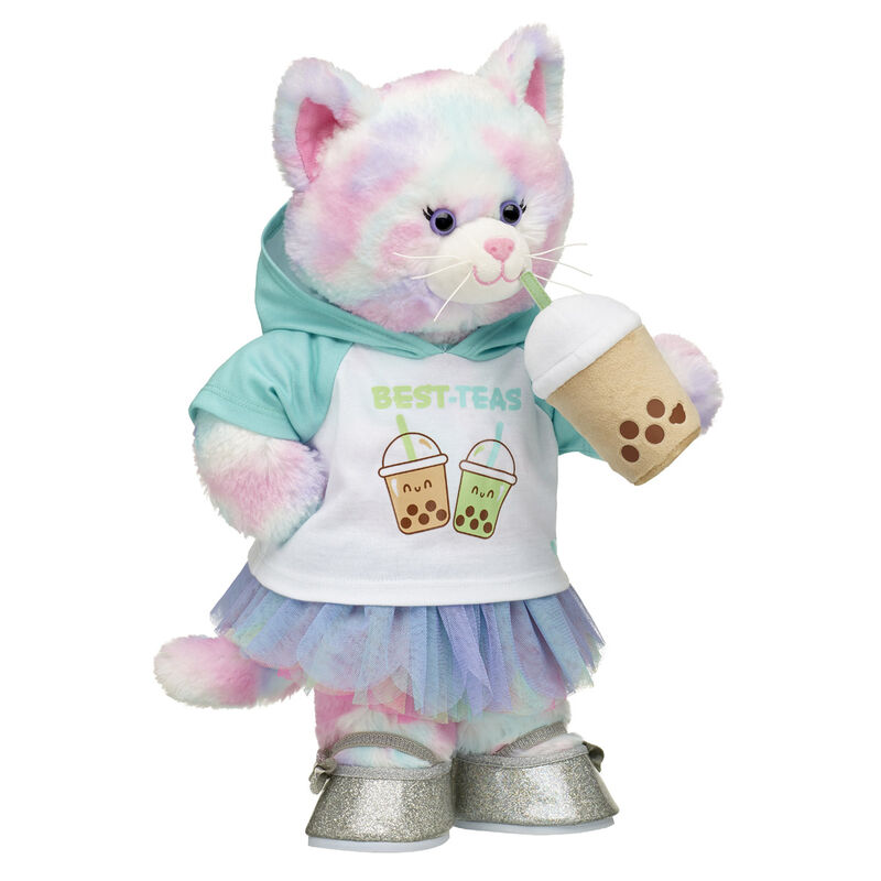 Kitty Soft Toy Boba Best-Teas Gift Set | Build-A-Bear®