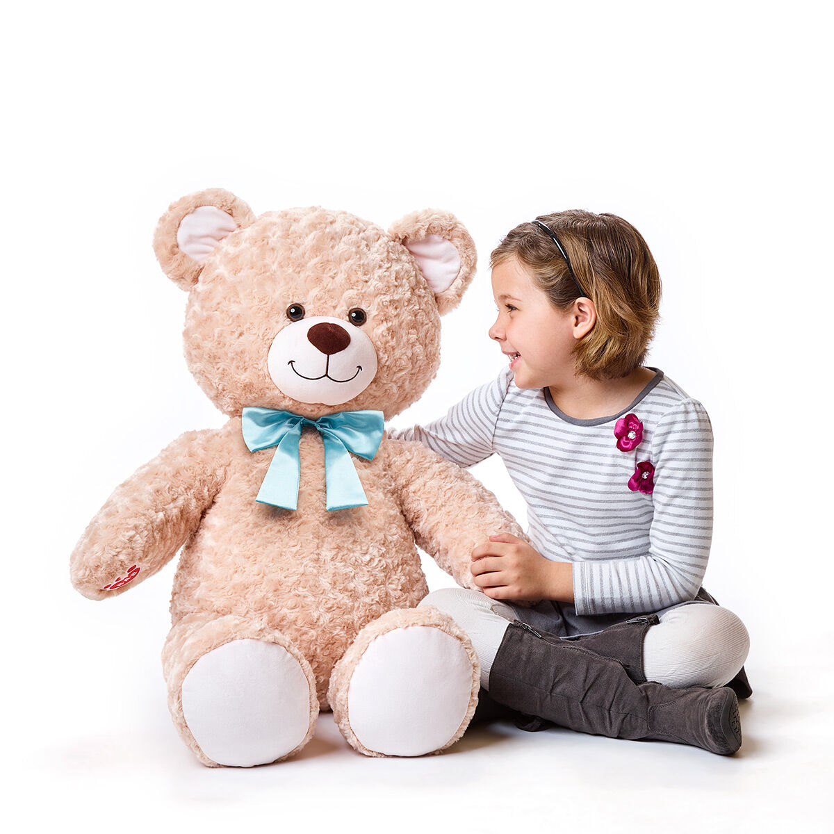 Giant blue teddy bear store