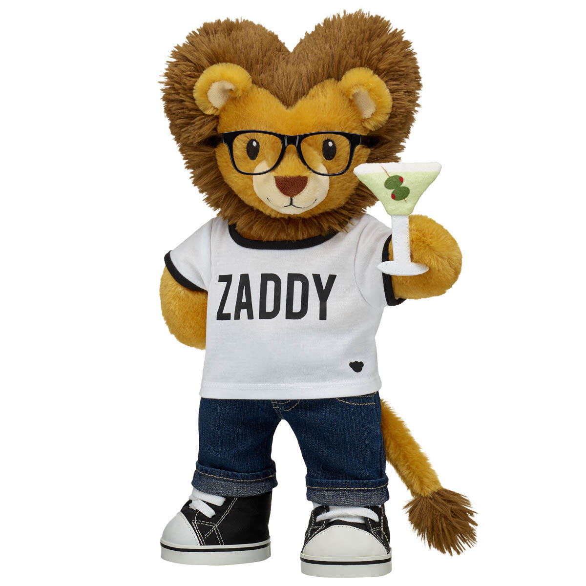Lovable Lion Stuffed Animal Zaddy Gift Set