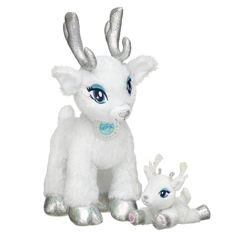 Glisten the Snow Reindeer Soft Toy & Mini Beans Set | Build-A-Bear®