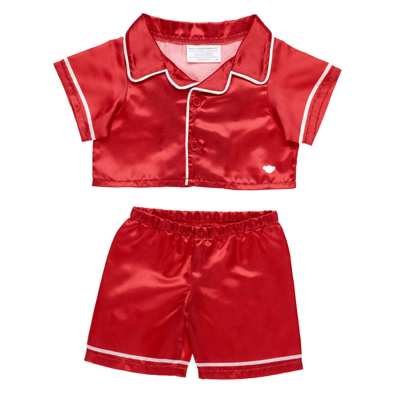 Red Satin PJs Set for Soft Toys | Build-A-Bear®