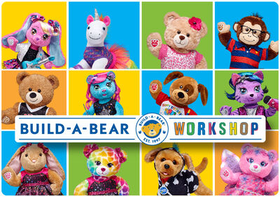 Build-A-Bear® Gift Cards | Shop Digital or Physical Gift Cards Now