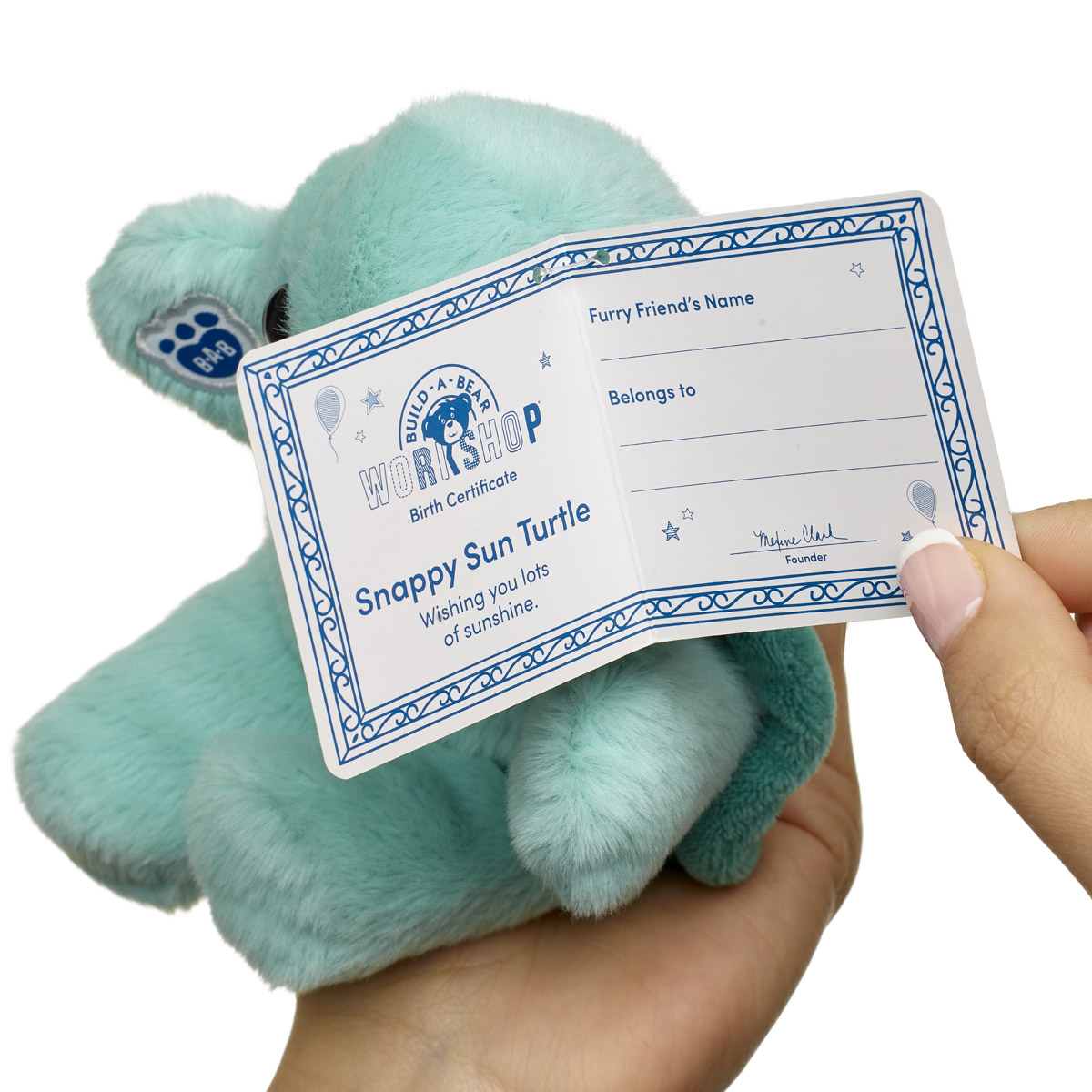 Mini Beans Snappy Sea Turtle Soft Toy