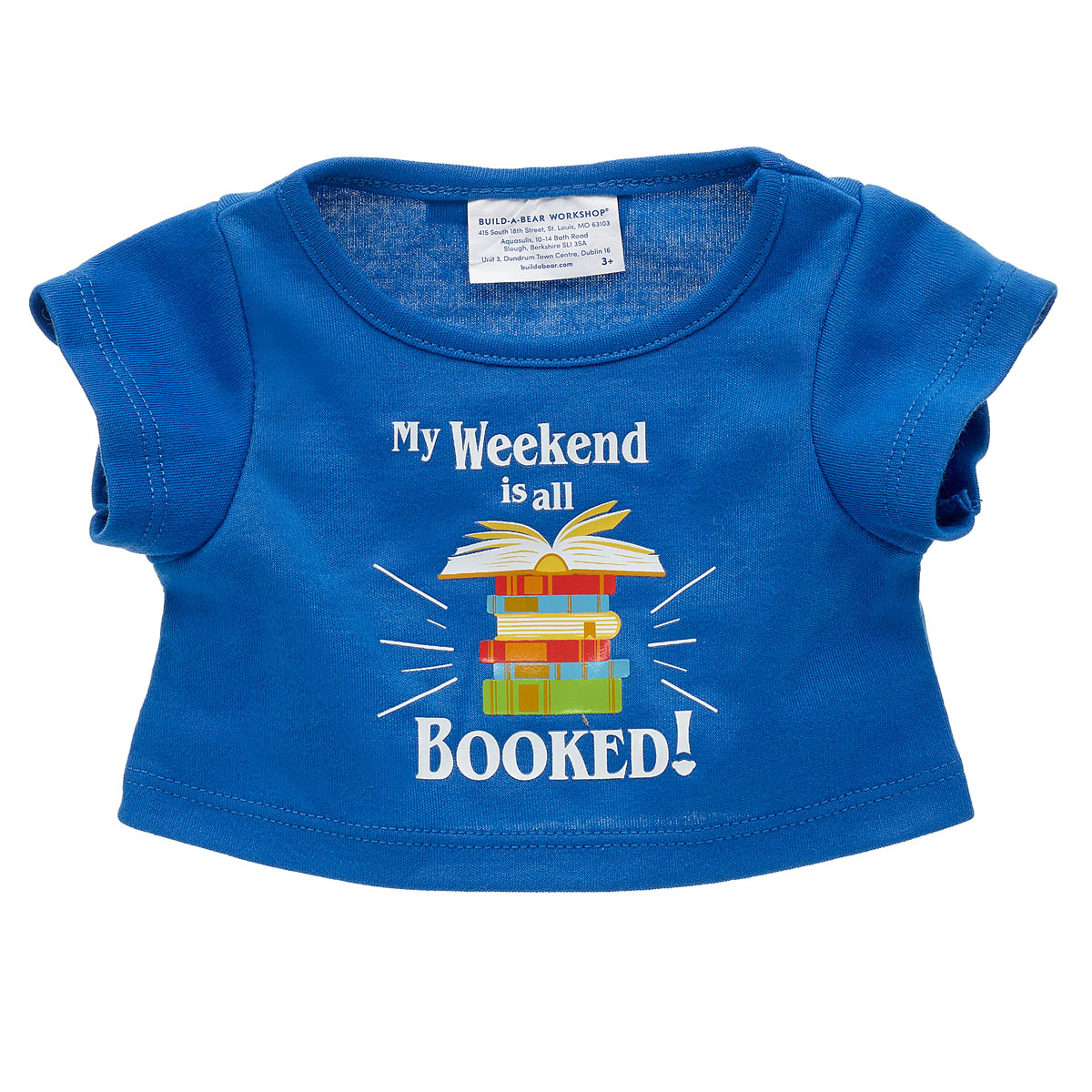 My Weekend Is All Booked T-Shirt for Stuffed Animals | Build-A-Bear®