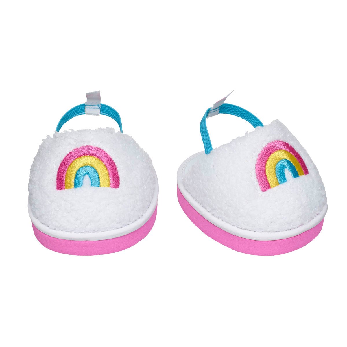 Rainbow Sherpa Slippers | Build-A-Bear