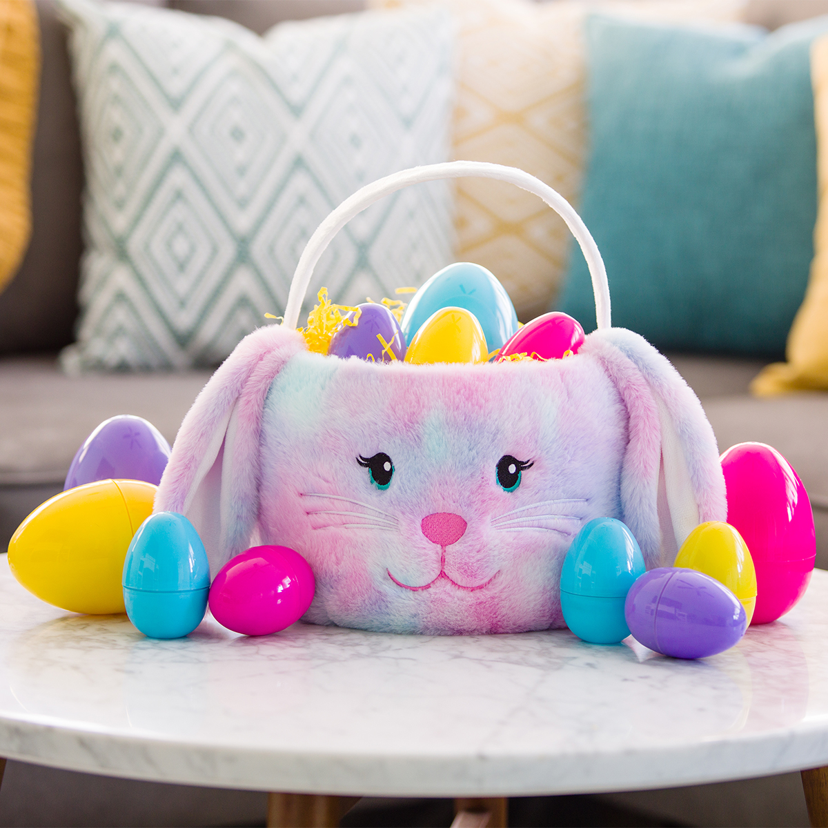 Tie-Dye Bunny Easter Basket for Stuffed Animals | Build-A-Bear®