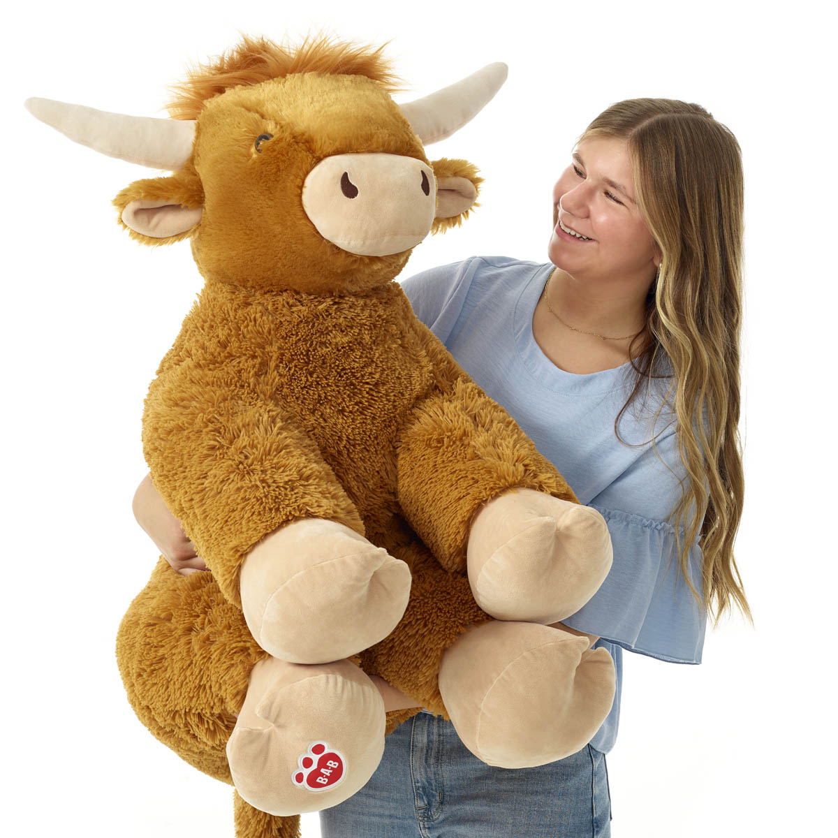 Giant Shaggy Highland Cow Plush | Build-A-Bear®