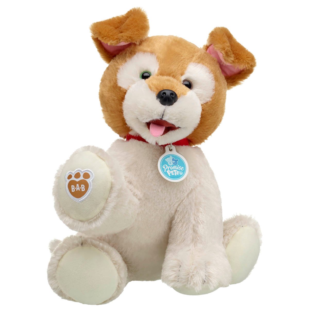 Promise Pets™ Brown ‘n’ White Puppy Stuffed Animal | Build-A-Bear®