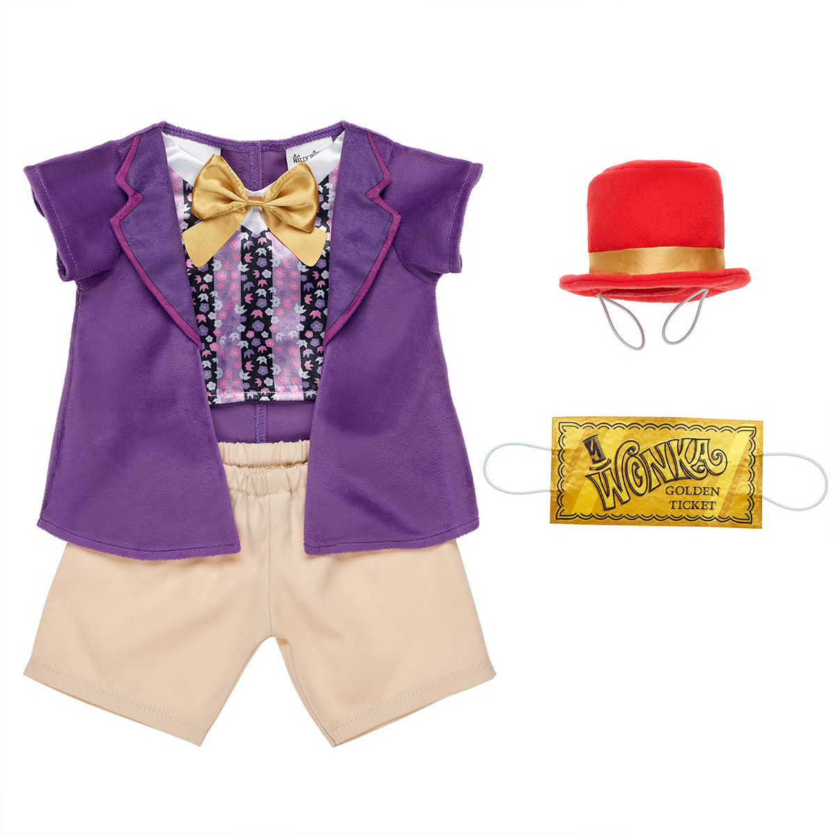 Soft Toy Willy Wonka Costume | Shop Now at Build-A-Bear®