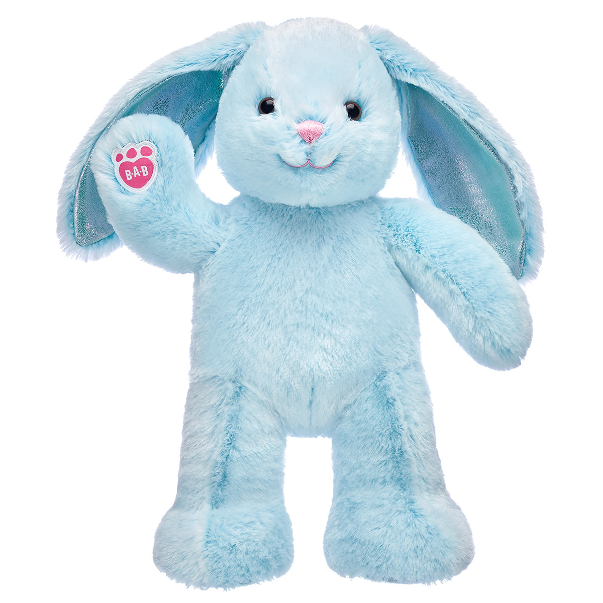 Sky Blue Bunny Plush Toy | Shop Pawlette™ Soft Toys at Build-A-Bear®