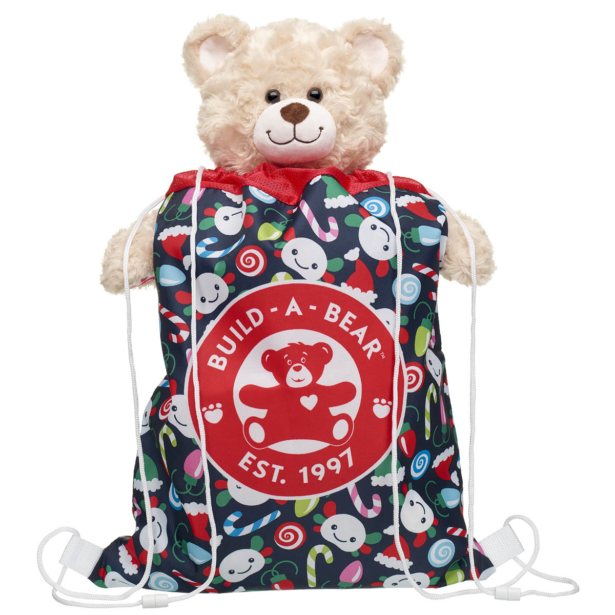 Festive Fun Axolotl Toy Bear Carrier | Build-A-Bear®