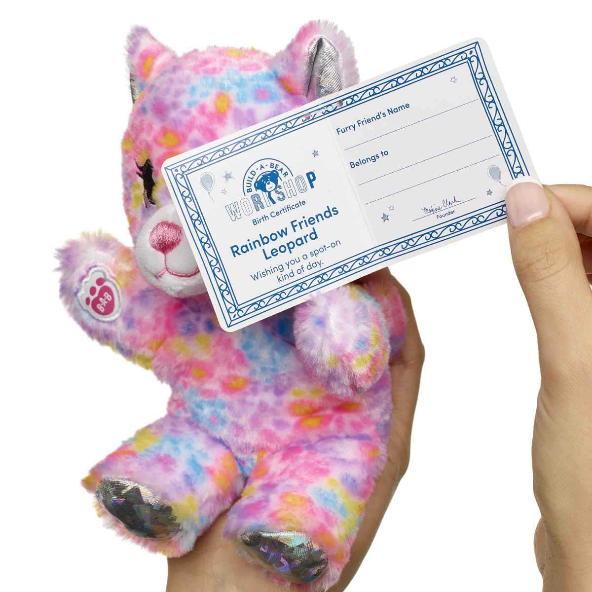 Mini Beans Rainbow Friends Leopard Soft Toy