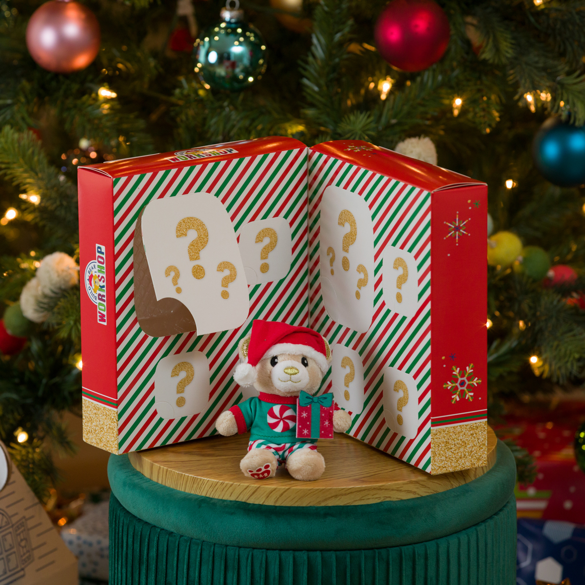Beary Merry Plush Christmas Ornaments | Build-A-Bear®