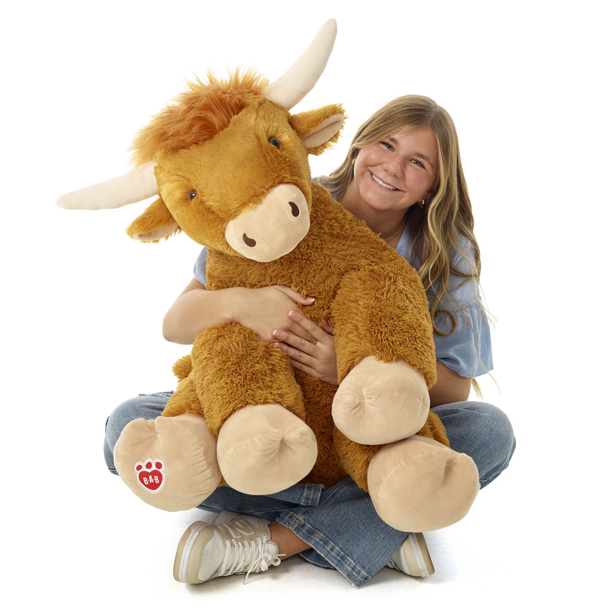 Giant Shaggy Highland Cow Plush | Build-A-Bear®