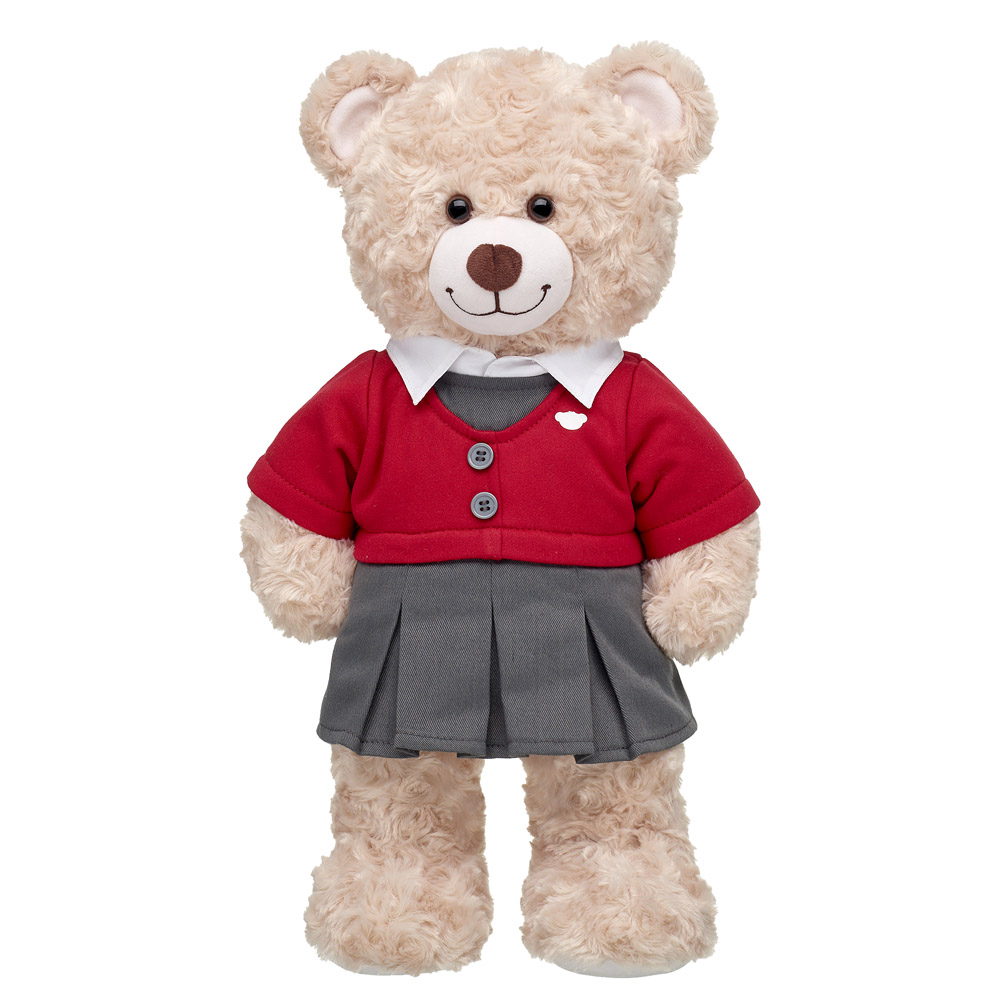 Red & Grey School Uniform for Stuffed Animals | Build-A-Bear®