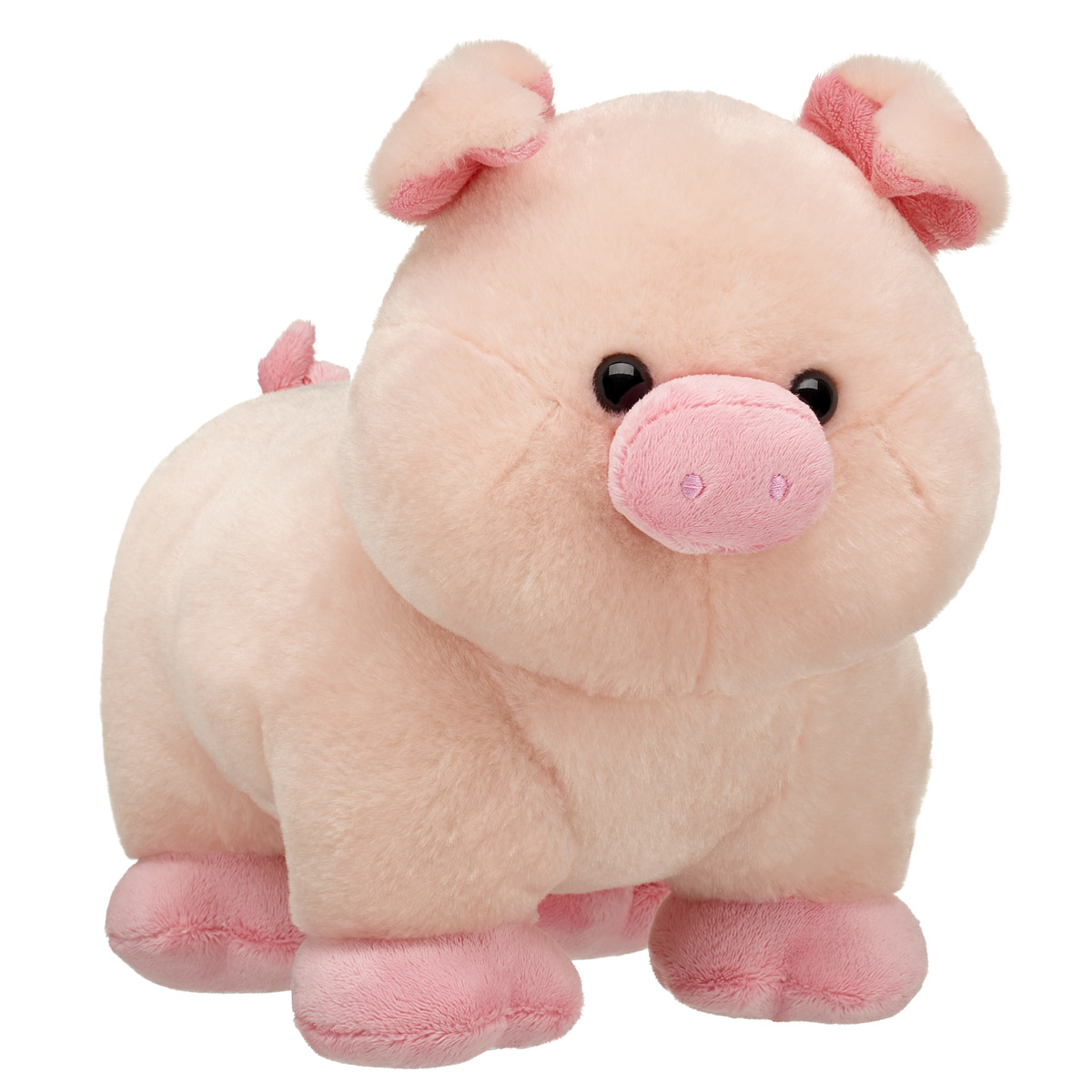 Fuzzy Pink Pig Soft Toy | Build-A-Bear®