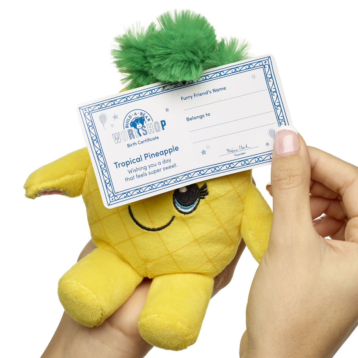 Mini Beans Tropical Pineapple Soft Toy