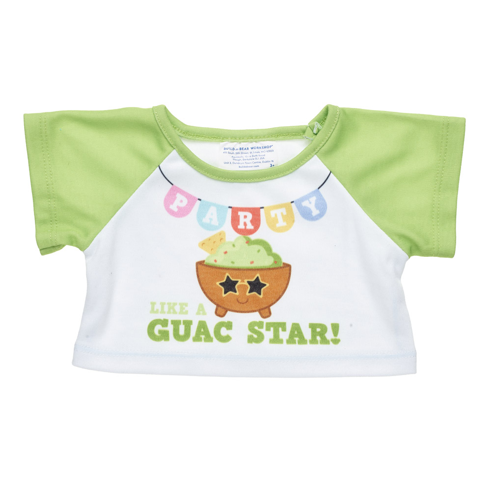Party Like a Guac Star T-Shirt for Soft Toys | Build-A-Bear®