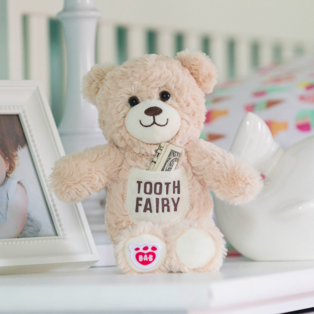 8in Tooth Fairy Teddy Bear with Pocket | Build-A-Bear®