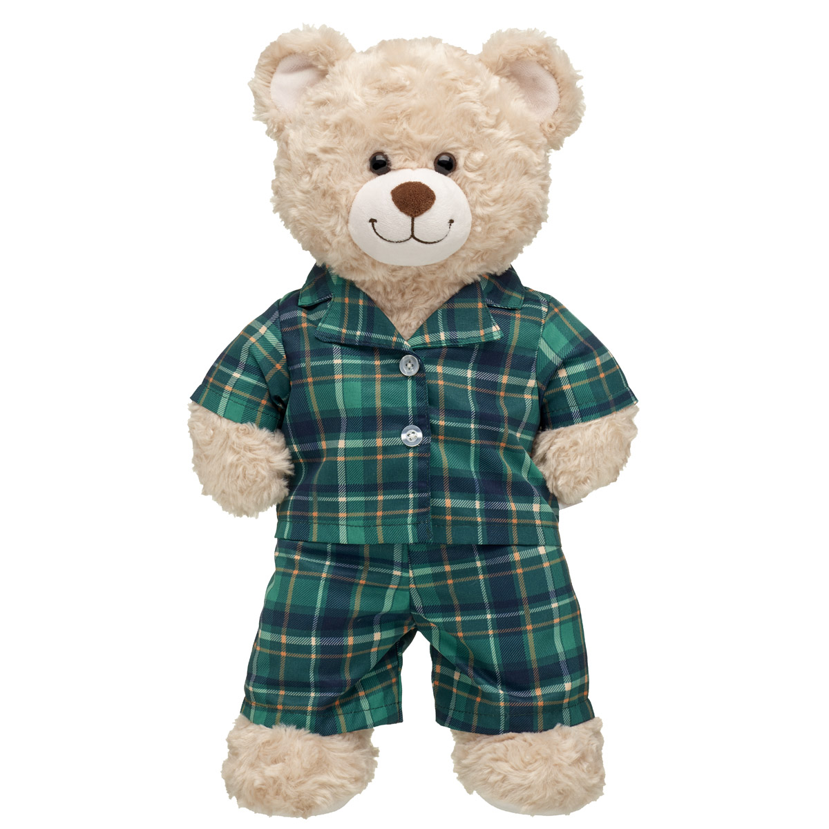 Green Plaid PJ Set for Soft Toys | Build-A-Bear