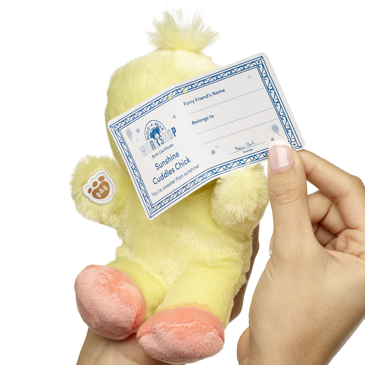 Mini Beans Sunshine Cuddles Chick Soft Toy Toy | Build-A-Bear®