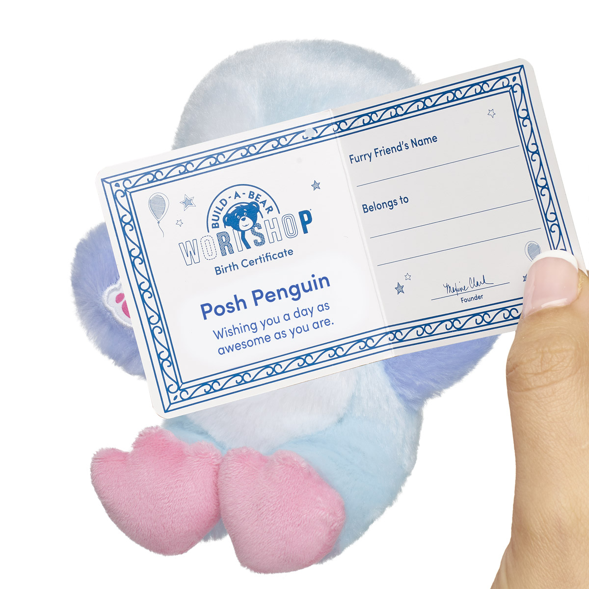 Mini Beans Posh Penguin Soft Toy | Build-A-Bear