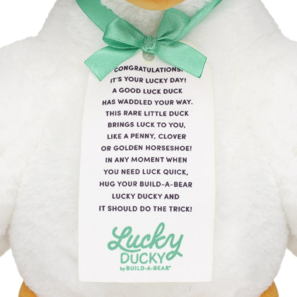 Lucky Ducky Stuffed Animal by Build-A-Bear